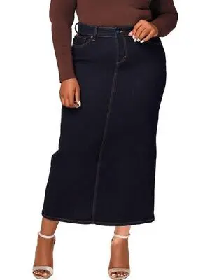 SLINK JEANS Denim Maxi Skirt - Ava