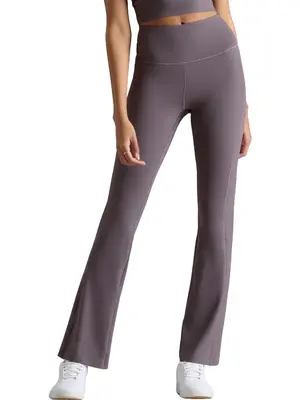 RHONE Revive Pocket Flare Leggings Grey Lilac