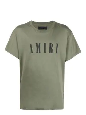 Amiri Core Logo Tee Shirt - Military Green