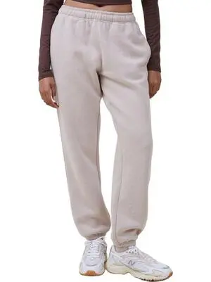 Cotton:on Active Plush Essential Gym Track Pants - Sesame Marle