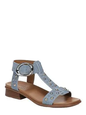 Naturalizer Brandy T-strap Sandal - Denim Blue