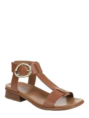 Naturalizer Brandy T-strap Sandal - English Tea Brown