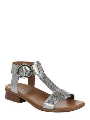 Naturalizer Brandy T-strap Sandal - Soft Pewter