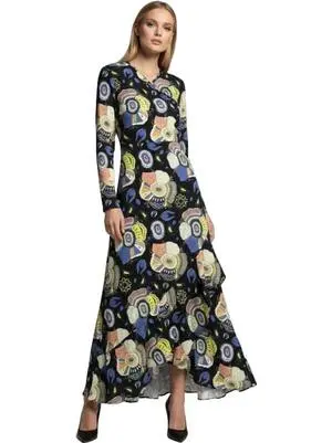 MIZALLE Patterned Maxi Dress - Mix
