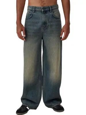 COTTON ON Super Baggy Jeans - Y2k Washed Blue