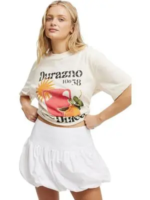 COTTON ON Boxy Graphic Tee Durazno Dulce  Coconut