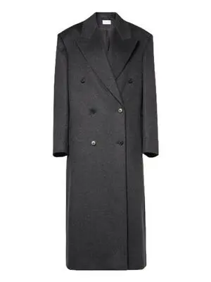 THE ROW Harisi Cashmere Coat - Grey