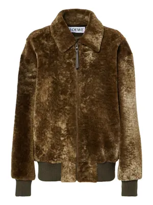 Loewe Shearling Jacket - Green