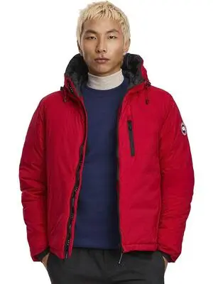 Canada Goose Lodge Windproof Hoodie - Carmine Red