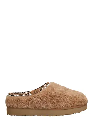 UGG Tasman Maxi Curly Sheepskin Slippers - Tan