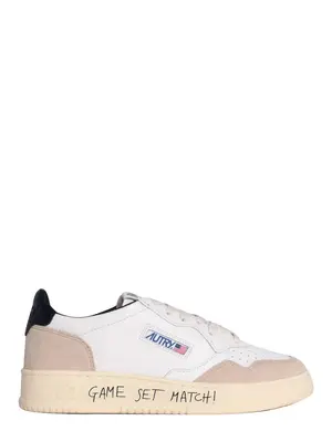 AUTRY Medalist Low Leather Sneakers - White