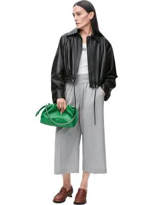 Loewe Nappa Lambskin Balloon Jacket - Black