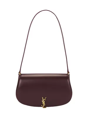 Saint Laurent Mini Shoulder Bag - Rouge Cabernet