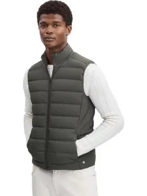 SCANDINAVIAN EDITION Scandinavian Edition Ratio Padded Down Gilet Dark Grey