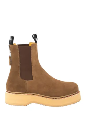 R13 Single Stack Chelsea Boots - Brown