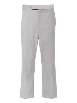 Thom Browne Mid-rise Straight-leg Trousers - Grey