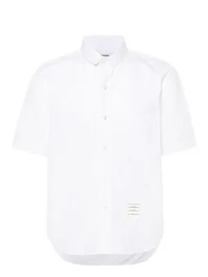 Thom Browne Short-sleeve Poplin Shirt - White