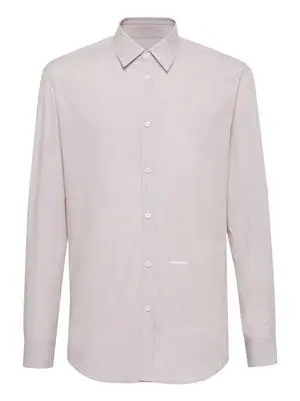 Dsquared2 Rex Dan Micro-striped Shirt - Neutrals