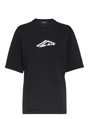 Dsquared2 Icon Print T-shirt - Black