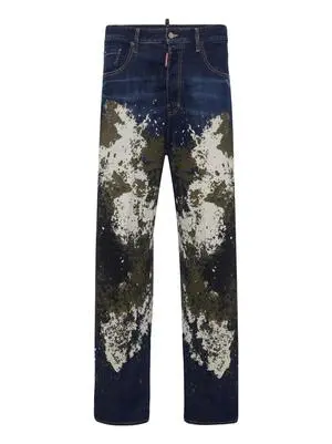 Dsquared2 Camouflage Jeans - Blue