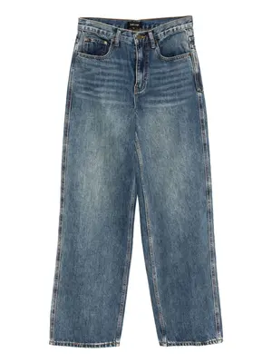 TOUT A COUP Panelled Jeans - Blue