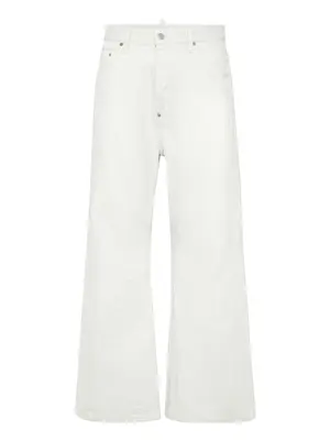 Dsquared2 Icon New Generation Wide Leg Jeans - White