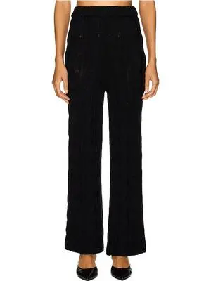 ROWEN ROSE Knit Pant - Black