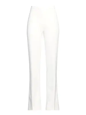 Pinko Bootcut Crepe Pants - White