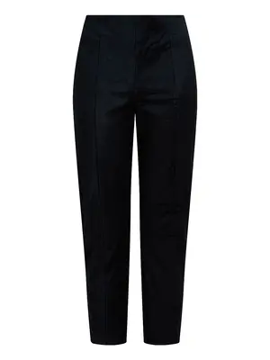 Veronica Beard Honolulu Cropped Slim-leg Pants - Black