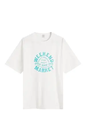ORDINARY FITS Weekend Market Printed T-shirt - Off-white