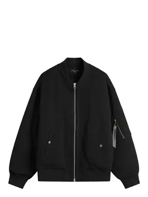 Rag & Bone Vintage Terry Manston Bomber Jacket - Black