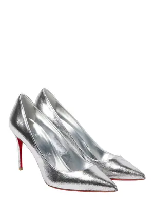 CHRISTIAN LOUBOUTIN Kate 85 Pumps - Silver