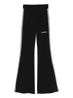 Palm Angels Logo-embroidered Trousers - Black