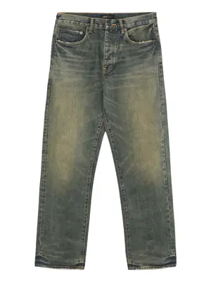 PURPLE BRAND Mid-rise Straight Jeans - Blue