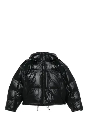 Adidas By Stella McCartney Logo-patch Puffer Jacket - Black