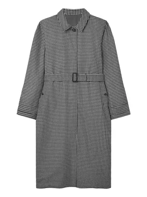 STELLA MCCARTNEY Stella McCartney Checked Reversible Car Coat
