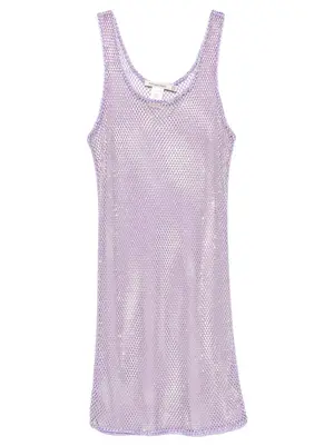 PARAMIDONNA Crystal-embellished Dress - Purple