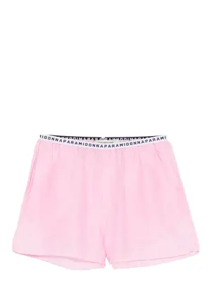 PARAMIDONNA Silk Beach Shorts - Pink
