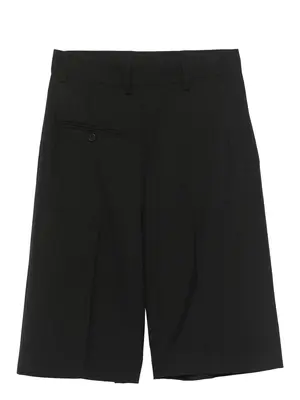 MAISON MARGIELA Virgin Wool Shorts - Black
