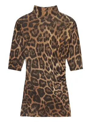 Stella McCartney Leopard-print Top - Brown