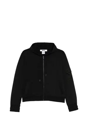 Dkny Scuba-jersey Hoodie - Black