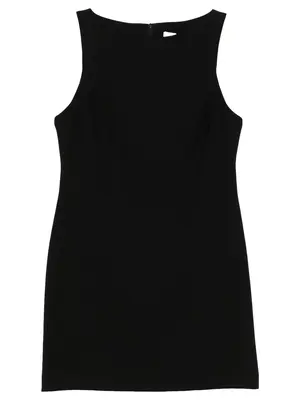 Matteau Crepe Shift Mini Dress - Black