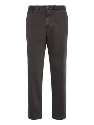 Boggi Milano Cotton Trousers - Brown