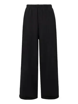 SKIMS Cotton-blend Jersey Track Pants - Black