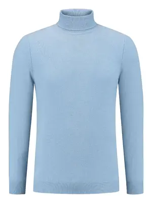 Fedeli Fedeli Turtleneck Sweater Blue