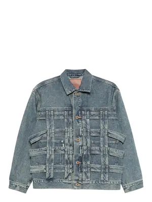 SUGARHILL Basket-weave Jacket - Blue