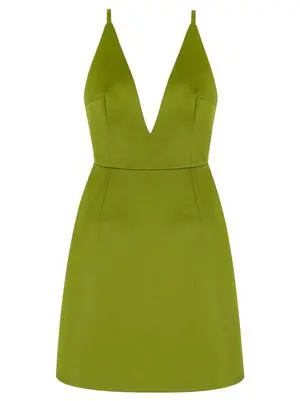 EMILIA WICKSTEAD Vero Mini Dress - Olive