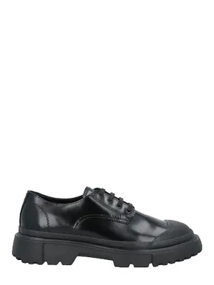 Hogan Lace-up Leather Shoes - Black
