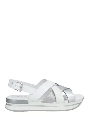 Hogan Leather Sandals - Off White