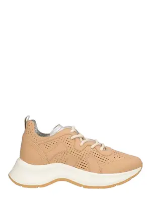 Hogan Leather Chunky Sneakers - Beige